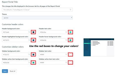 How To Customize The Ui In Activereports Server Activereports