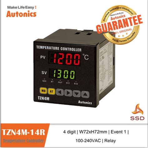Jual Temperature Control Digital Controller Autonics Tzn4m 14r Shopee Indonesia
