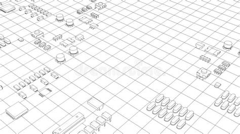 Animated Chip Drawing Stock Footage Video Of Communication