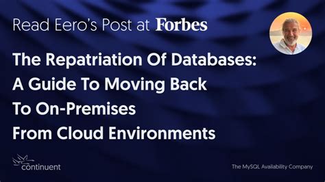 Continuent On Linkedin Database Onpremises