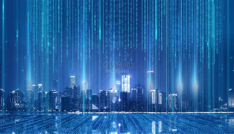 Technology City Background Creative Image Picture Free Download