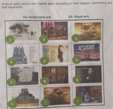 Analyze Each Picture And Classify Them StudyX