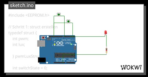 Lampen Steuerung 1 Wokwi Esp32 Stm32 Arduino Simulator