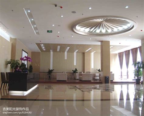 办公楼大厅效果图集 设计本装修效果图