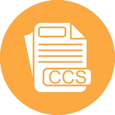 CCS File Format Clean Shape Symbol 62140943 Vector Art At Vecteezy