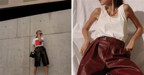 Шкіряні шорти на літо 2020 як їх носити і з чим краще стилізувати