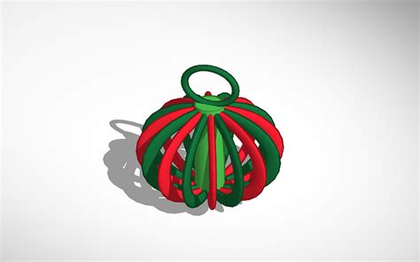 3d Design Christmas Ornament Tinkercad