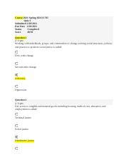 Spring EDCO Docx Course Spring EDCO Quiz Submitted Due Date