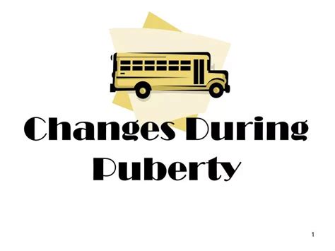 PPT Changes During Puberty PowerPoint Presentation Free Download ID