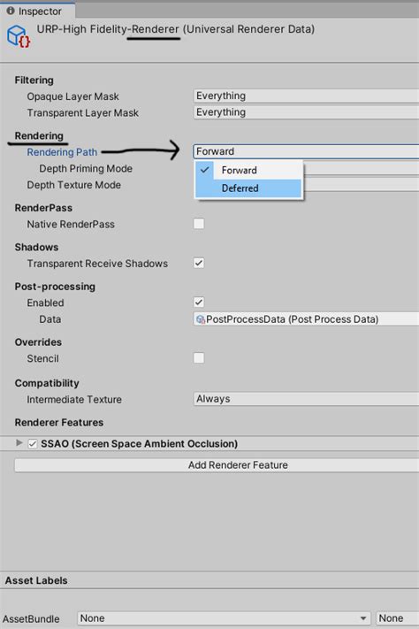 Deferred Rendering In Urp Missing Runity3d