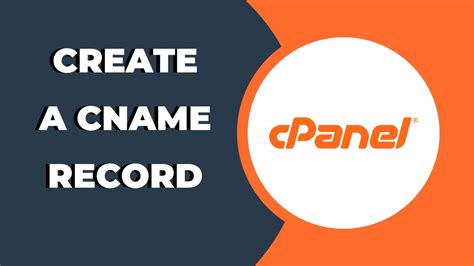 How To Create A CName Record In DNS Using Cpanel Cpanel Tips Tricks YouTube