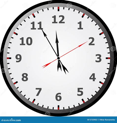 Clock Face Stock Vector Illustration Of Time Alarm Hour