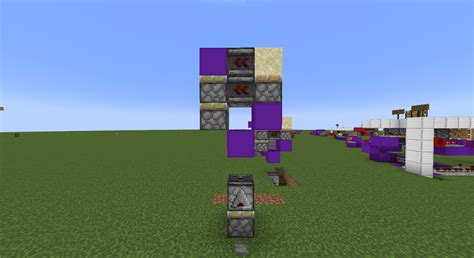 Vertical Double Piston Extender Design Rminecraft