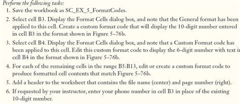 Solved 1 Save The Workbook As Scex5formatcodes 2