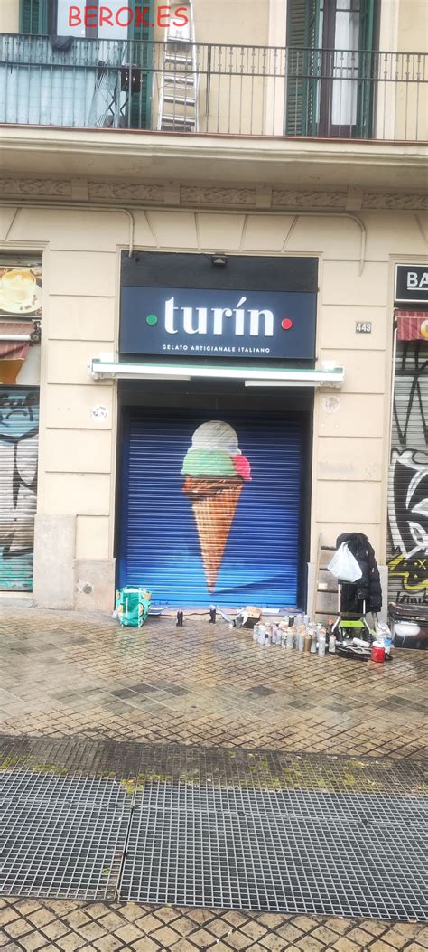 Graffitis Heladerías Helados Persianas