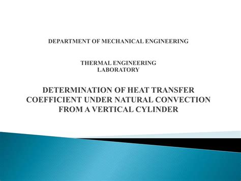 Solution Determination Of Heat Transfer Coefficient Under Natural