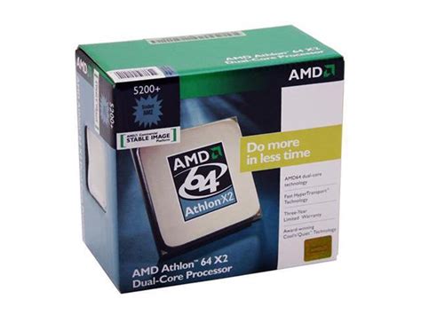 AMD Athlon 64 X2 5200+ Windsor Dual-Core 2.6 GHz Socket AM2 89W ...