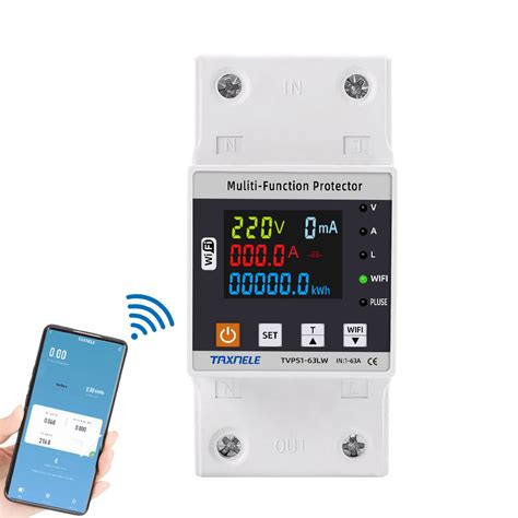 Jual Taxnele Wifi Tuya Smart Switch Energy Meter Kwh Metering 63a Circuit Breaker Timer Dengan
