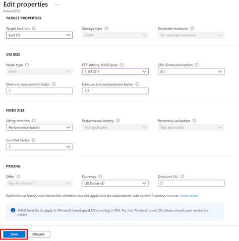 Azure Migrate を使用して Avs 評価を作成する Azure Migrate Microsoft Learn