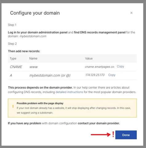 Adding Domain To Smartpages Account Smartpages Help Desk