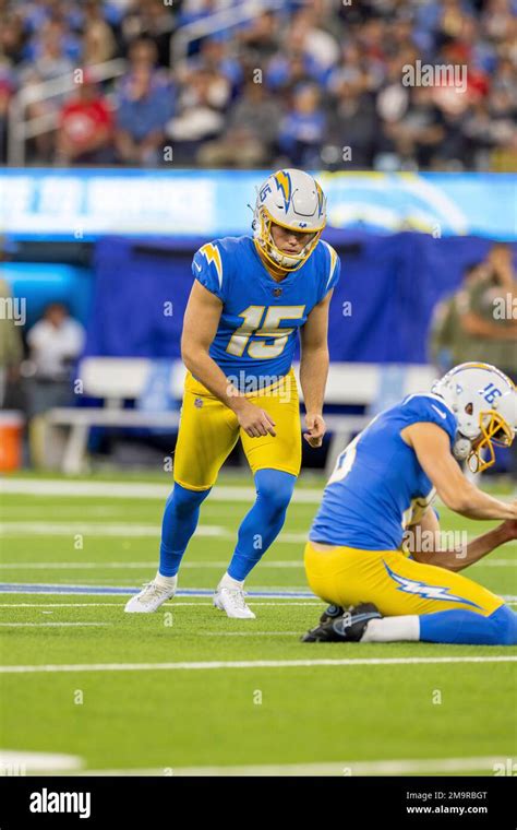 Los Angeles Chargers Kicker Cameron Dicker 15 Kicks A Field Goal Against The Kansas City