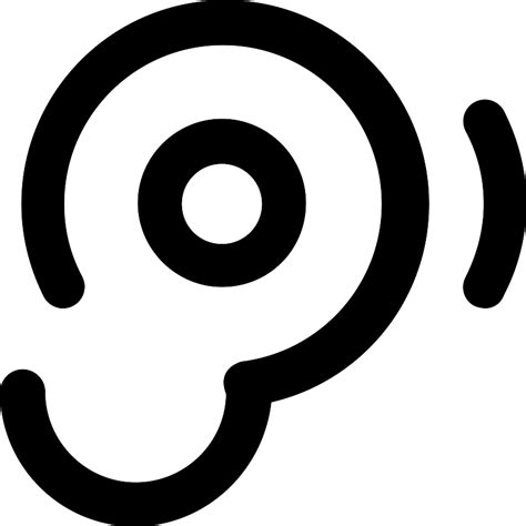 Ear Vector Svg Icon Svg Repo