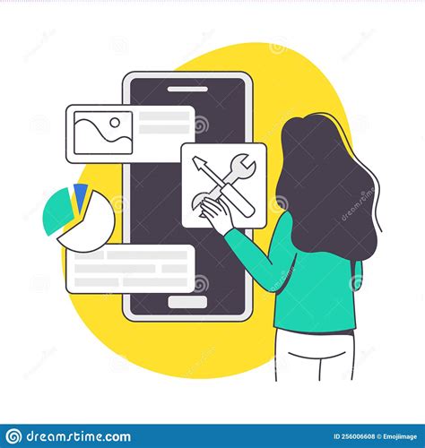 Woman App Dev Professional Developing Software Application For Mobile