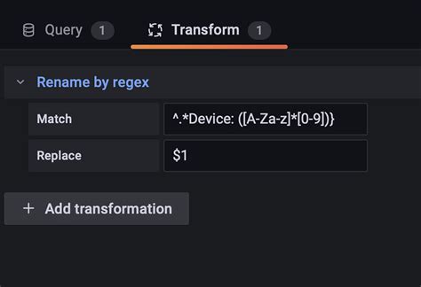 Need Help With Override Field Name With Regex Dashboards Grafana Labs Community Forums