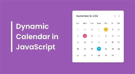 How To Create A Calendar In Html Using Javascript