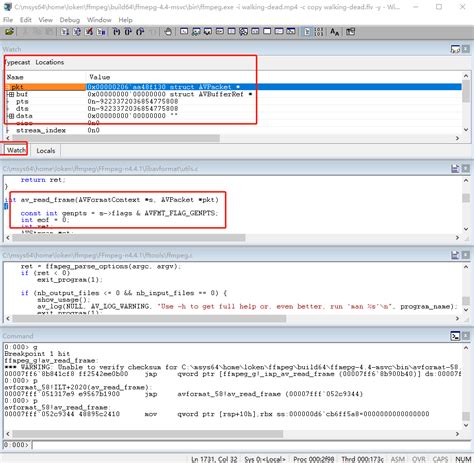 用windbg断点调试ffmpeg—ffmpeg调试环境搭建 · Ffmpeg原理 用windbg断点调试ffmpeg—ffmpeg调试环境搭建 · Ffmpeg原理