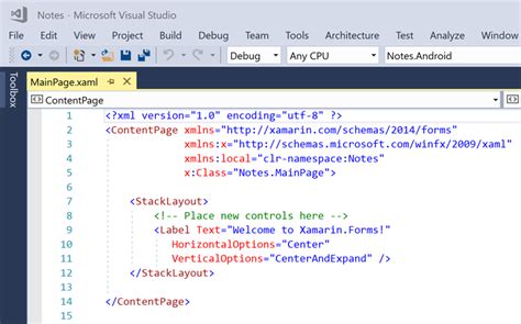 Xamarinforms Notes Single Page Code Samples Build Login In Xamarin