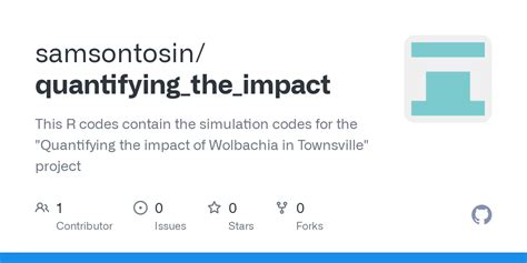 Github Samsontosinquantifyingtheimpact This R Codes Contain The