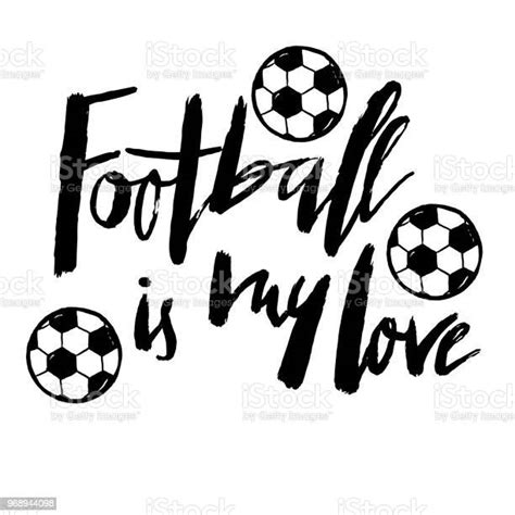 축구 그려진된 글자 카드 포스터 배너 전단지 로고 아이콘에 대 한 손 Championship에 대한 스톡 벡터 아트 및 기타 이미지 Championship 경기 스포츠