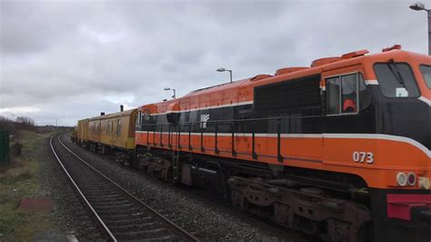 Retro Irish Rail 071 Class Loco 073 Sperry Train Balbriggan 25 2 20 Youtube