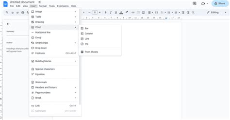 How To Make A Chart In Google Docs GeeksforGeeks How To Make A Chart In Google Docs GeeksforGeeks