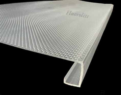 Ceiling Light Diffuser Replacement 2 Light Clear Prismatic Acrylic