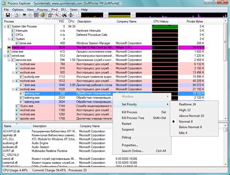 process explorer application lilytk