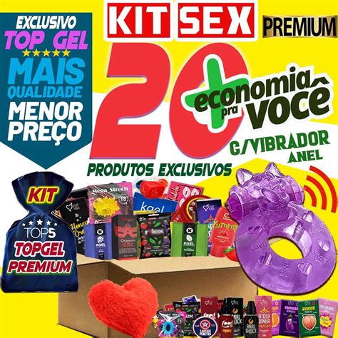 Kit Sex Shop Produtos Er Ticos Com Vibrador Anel Sexy Shopee Brasil