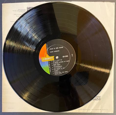 Julie London Julie Is Her Name 1961 Mono Issue Lp Near Mint Vinyl 4657855093