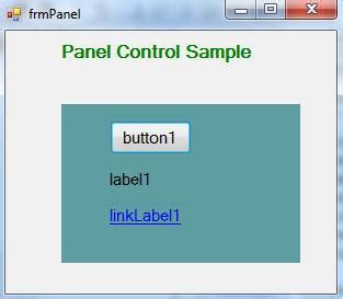 Panel Control In C Net Mindstick