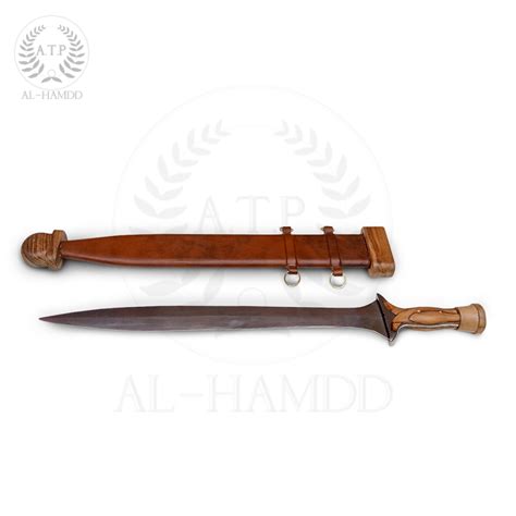 Xiphos Sword Greek Reenactment Sword Al Hamdd