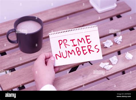 Conceptual Display Prime Numbers Business Showcase A Positive Integer