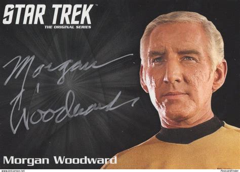 Séries Tv Morgan Woodward Star Trek The Original Series Autograph Card