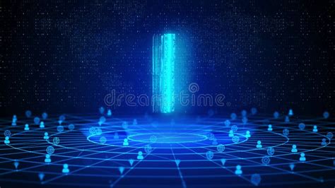 IOT Text Future Digital Technology Ai Cyber Space Deep Learning Background Stock Video Video