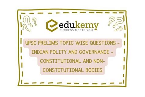 Upsc Prelims Topic Wise Questions