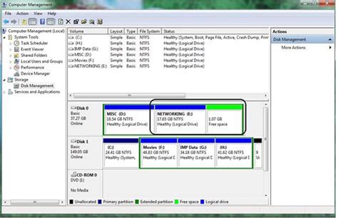 Disk Management In Windows 7