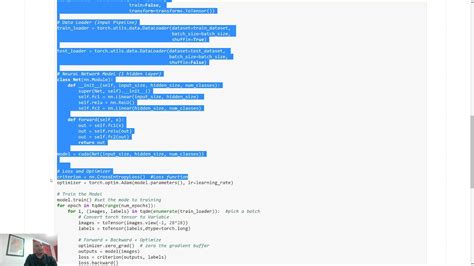 Mlp In Pytorch For Mnist With Dataloaders Data Mining And Machine Learning Youtube