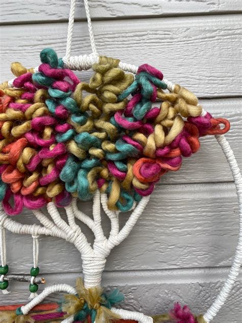Macrame Tree Of Life Wall Decor Etsy