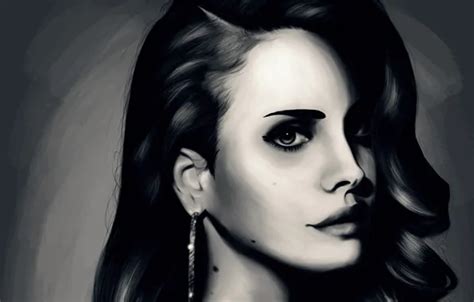 Wallpaper Girl Close Up Portrait Lana Del Ray For Mobile And Desktop
