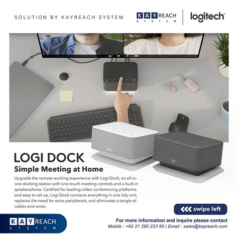 Logi Dock Simple Meeting At Home